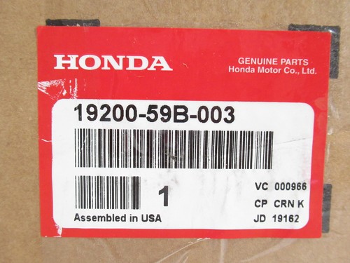 Genuine OEM Honda 19200-59B-003 Engine Water Pump 2016-20 Civic 2017-20 ...