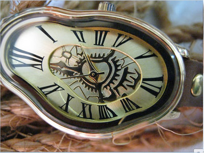 Salvador Dali Melting Watch Time Warp Fluid Wavy Watch Soft Women's ...