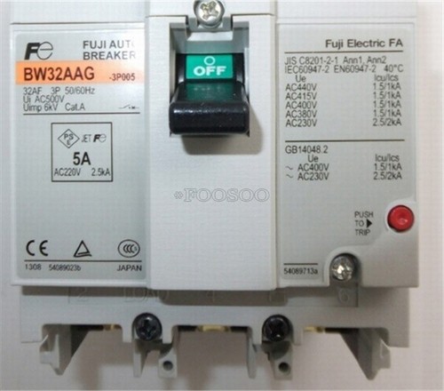 1Pcs Fuji BW32AAG 3P 5A Circuit Breaker ex | eBay