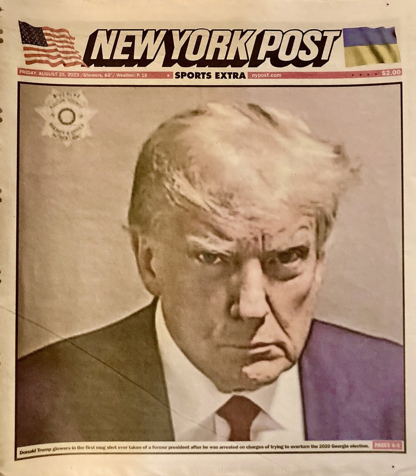 Donald Trump Famous Mugshot Photo/New York Post | eBay