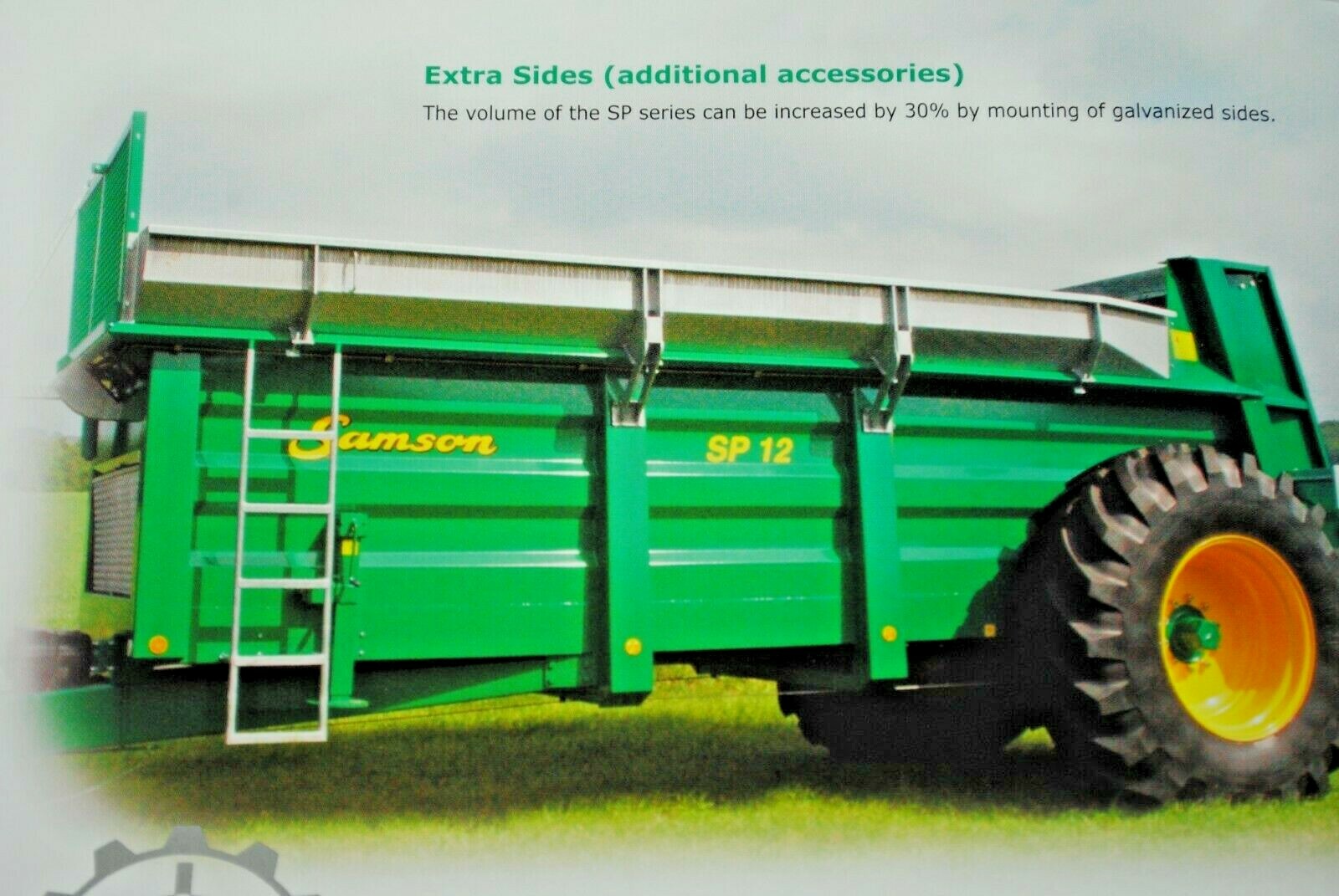 SAMSON 9 12 T-HM 1009 MT SP-9 SP12-16 FLEX MANURE Spreader MANUAL ...