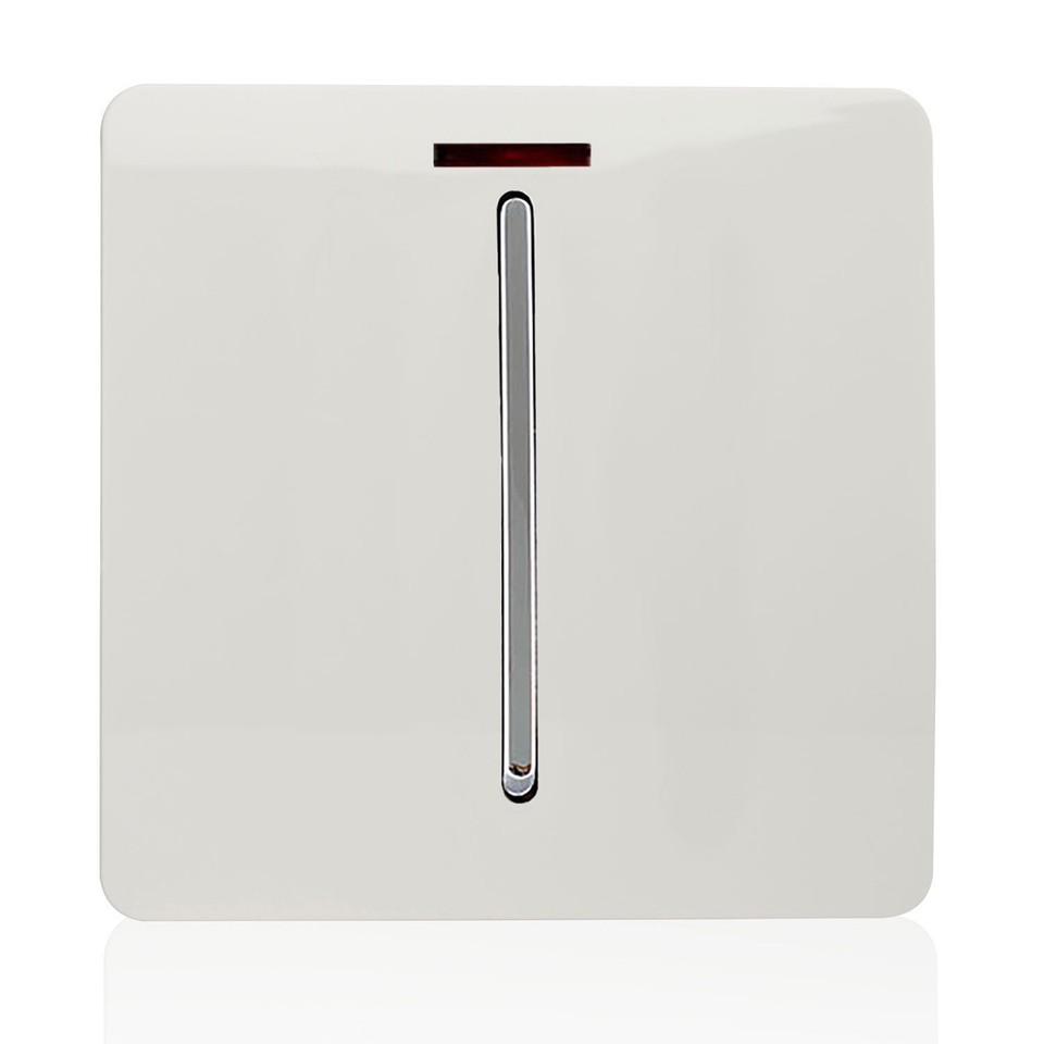 Trendi Switch Ice White Designer Light Switches Plug Sockets Fused ...