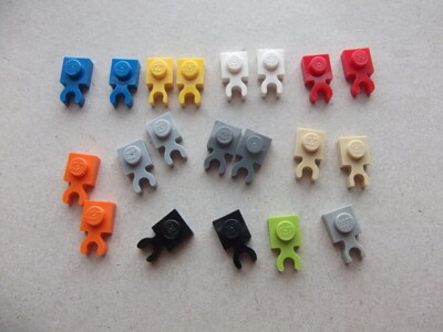 Lego 4085d Plate 1x1 with thick vertical open 'o' clip (x2) 4085 | eBay UK