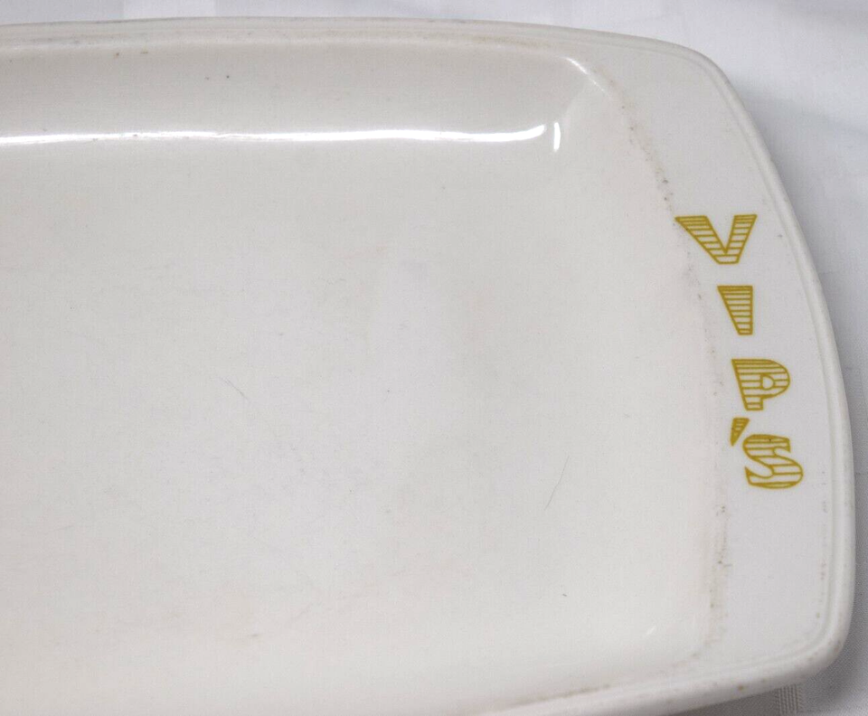 Vintage Mark Buffalo VIPS Restaurant Tray Dish Platter Ceramic | eBay