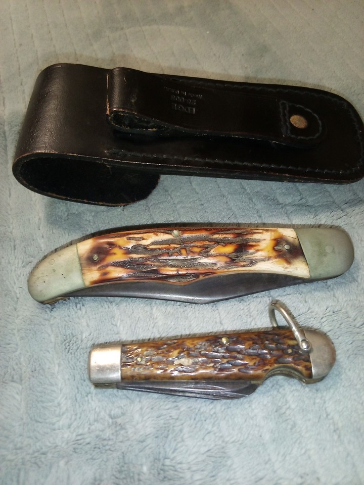 Antique Camillus Knives Set of Two ,30,s-40,s/with Original Case ...