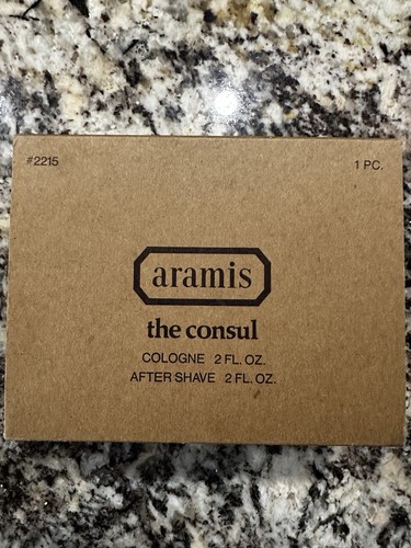 Aramis Box Set, 2oz Cologne, 2oz After Shave, "The Consul Set," Pre Bar ...