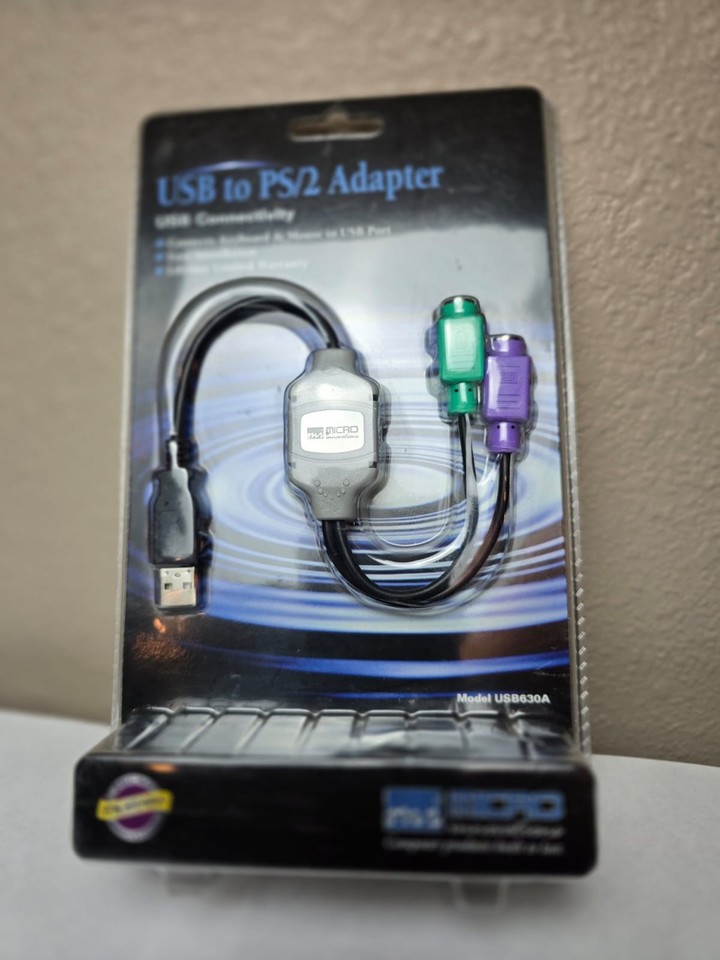 Micro Innovations USB to PS/2 Adapter NEW Sealed 788875620157| eBay