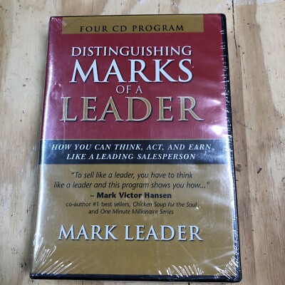 Distinguishing Marks of a Leader Mark Cd Course Salesperson Selling ...