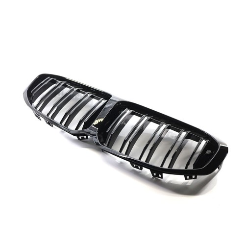 For 2019-2021 BMW 1 Series F40 Bumper Grille 2-Slat Gloss Black ...