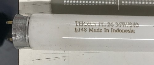 2 X 36 Watt T8 Fluorescent Tube Thorn FL 26 36w/840 1213mm incl Used ...