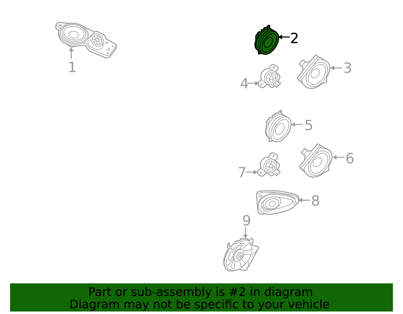 Genuine Volvo Speaker 31456822 for sale online | eBay