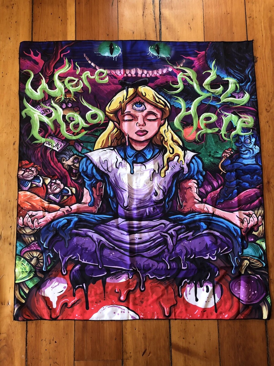 Psychedelic Alice In Wonderland Art