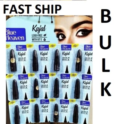 Blue Heaven Kajal Black Long Lasting Water Proof Indian Soft Kohl Eye ...
