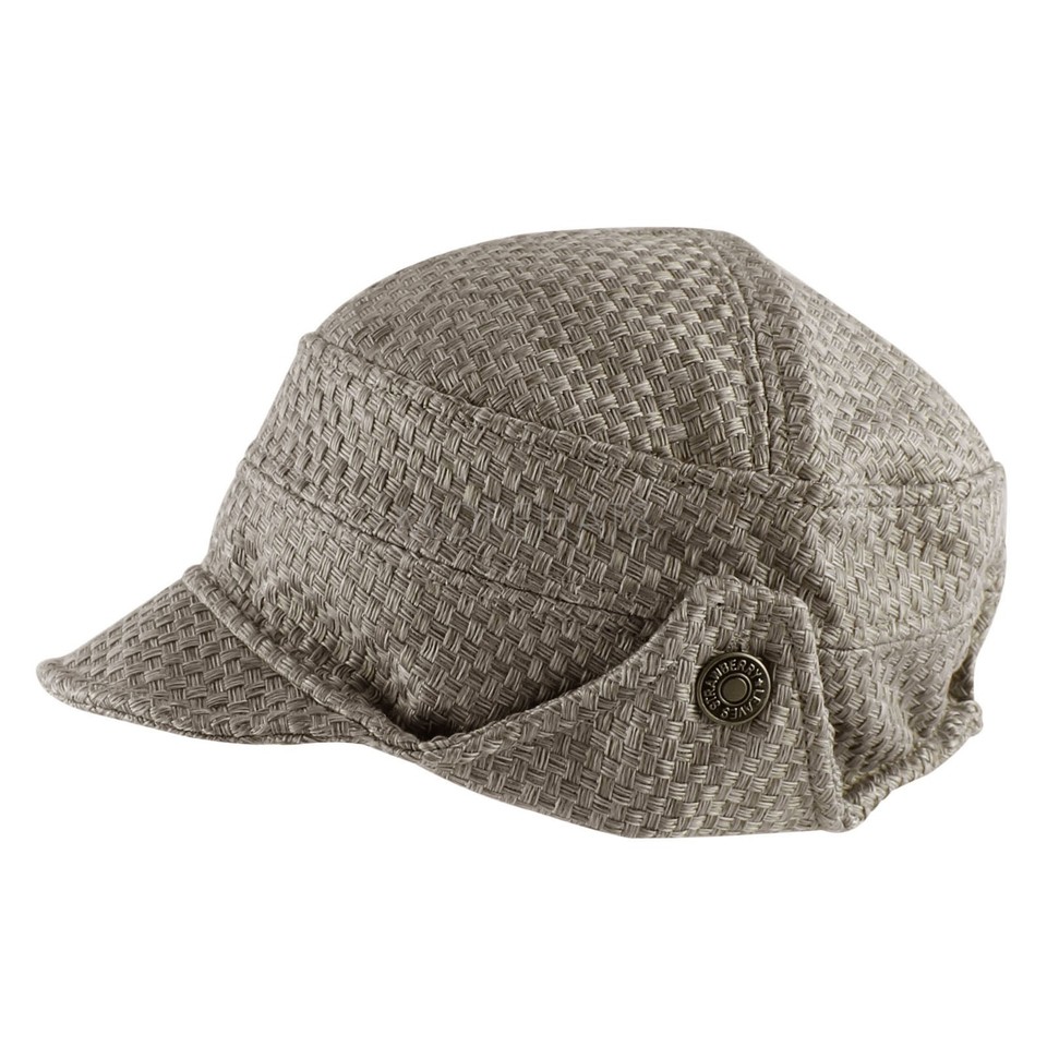 Faux Jute Natural Floppy Short Brim Hip-hop Baseball Cap Aviator ...