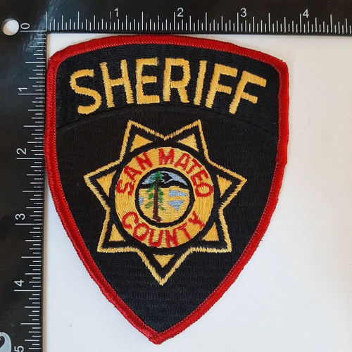 Sheriff San Mateo County California Police Department Patch | eBay