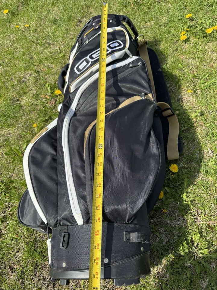 OGIO SULTAN II CART BAG 14 WAY DIVIDERS GOLF BAG Shoulder Strap Black ...