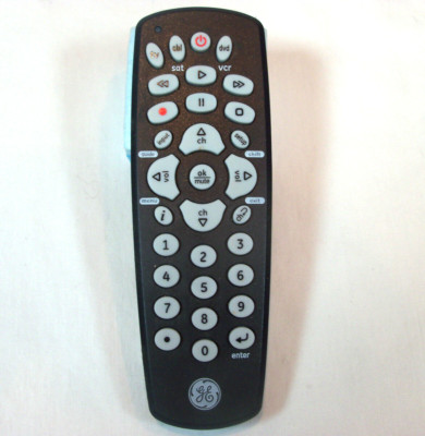 GE 7252 34456 CL4 1817 TV/Cable/DVD/VCR Remote Control | eBay