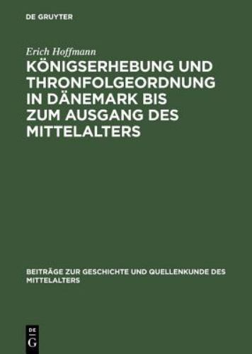 Beiträge Zur Geschichte Und Quellenkunde Des Mittelalters Ser ...