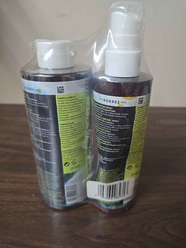 New Korres 8.45oz Body Butter Spray & 13.53oz Showergel | eBay