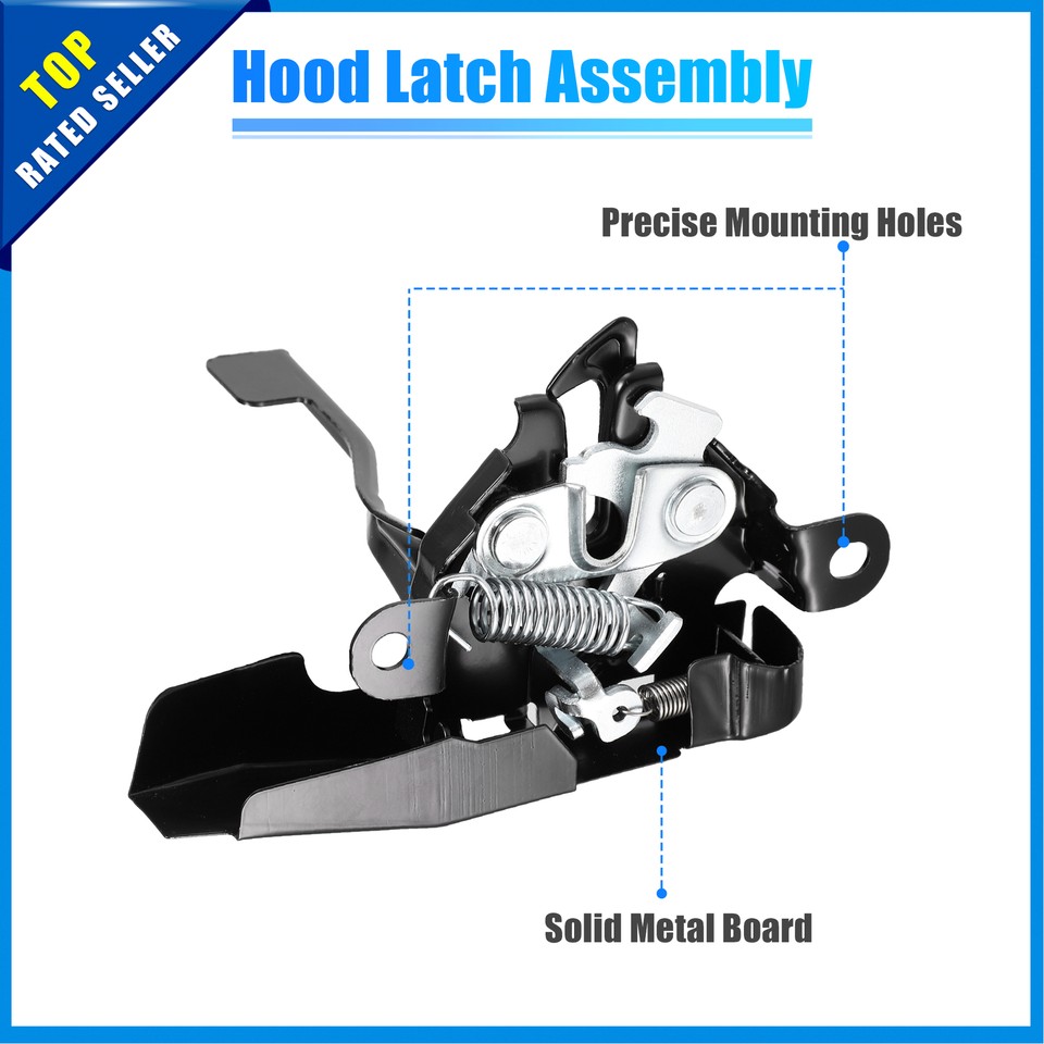 Pack of 1 For Toyota Corolla 2014-2019 Hood Latch Lock Assembly 53510 ...