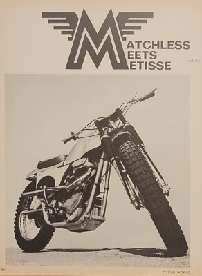 1965 Matchless 750 Metisse Motorcycle Print Ad | eBay
