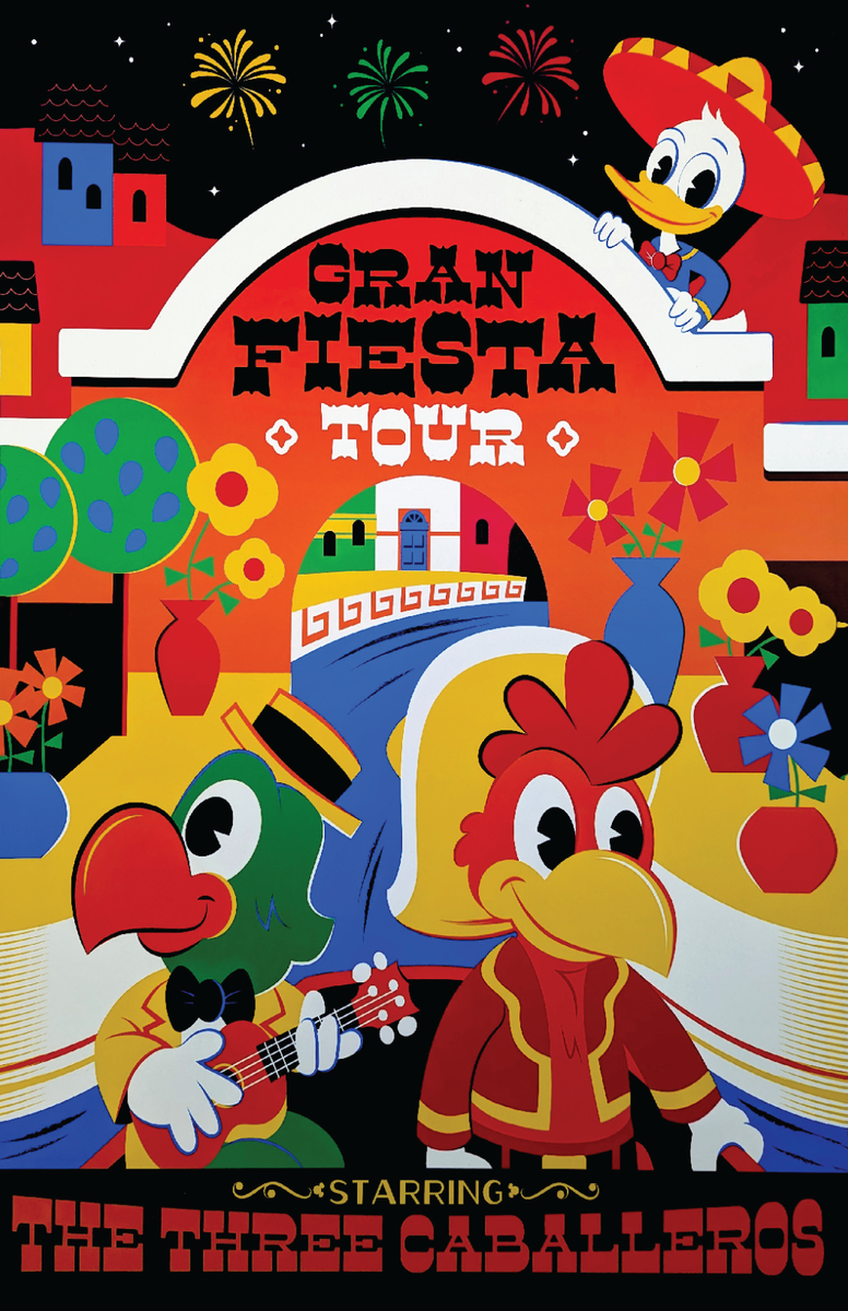 Gran Fiesta Tour Starring The Three Caballeros Poster Gran Fiesta Tour