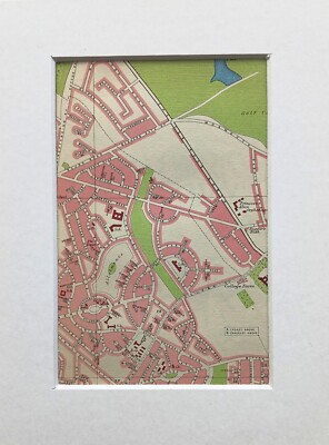 Vintage 1950s Birmingham Mounted Map Kingstanding (9) | eBay UK