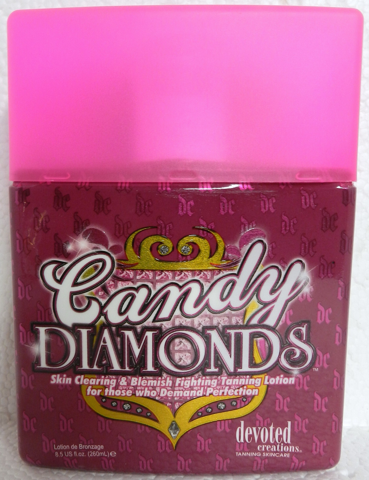 CANDY DIAMONDS BLEMISH FIGHTING BRONZER TANNING BED LOTION BY DEVOTED ...