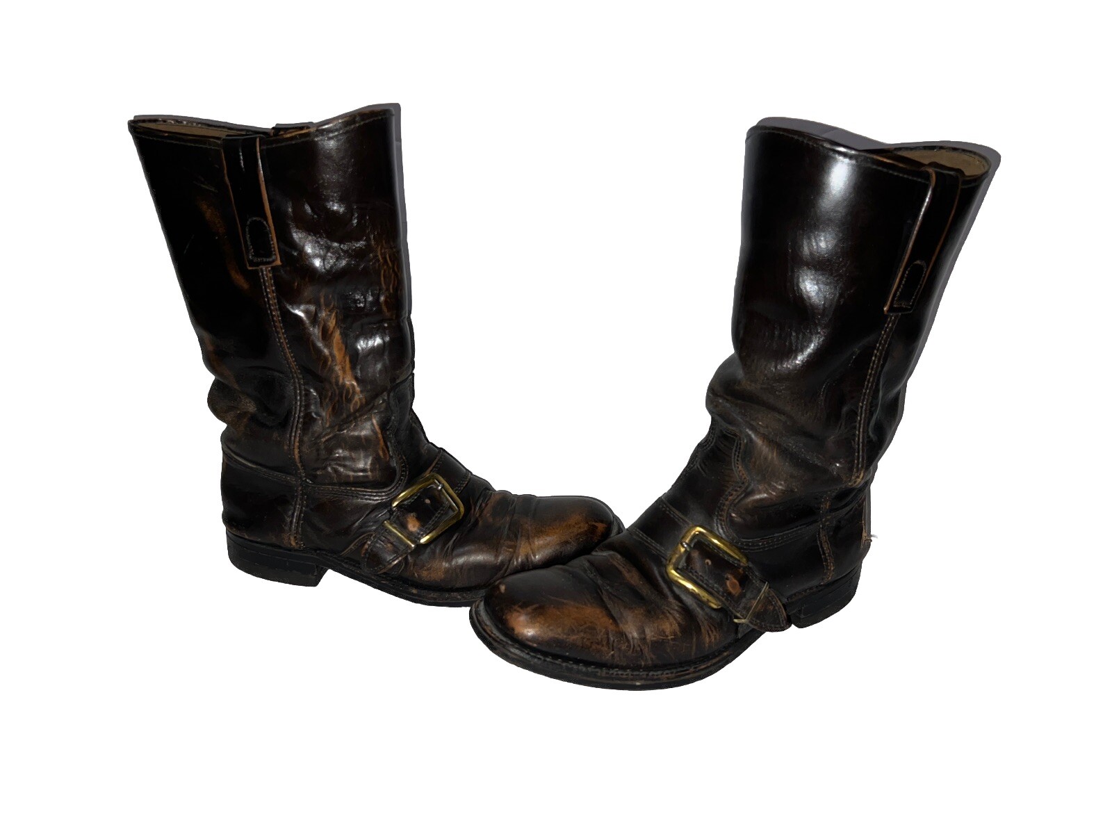 Vintage 1960's Leather Neolite motorcycle biker buckl… - Gem