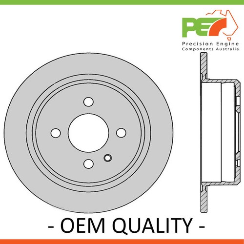 2x New *PROTEX* Disk Brake Rotors - Rear Fits BMW 320i E30 2D Conv RWD ...