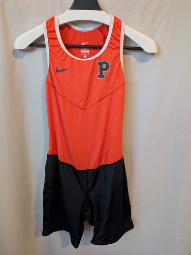 Nike Princeton Unisuit Women Small Crew Rowing Team Suit Singlet Orange ...