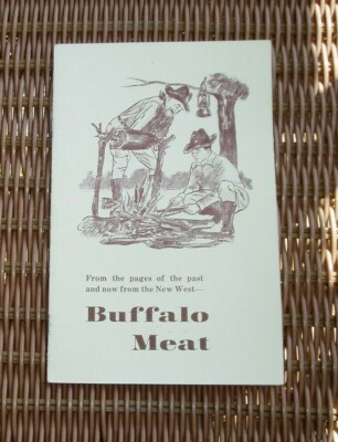 Buffalo Meat Recipes Vtg Cookbook National Buffalo Association Small ...