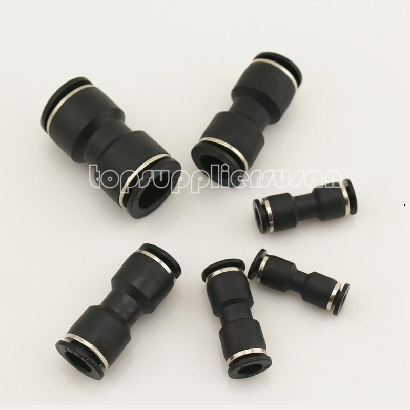 5pcs Pneumatic Straight Union Tube OD 5/32" Air Push In To Connect ...