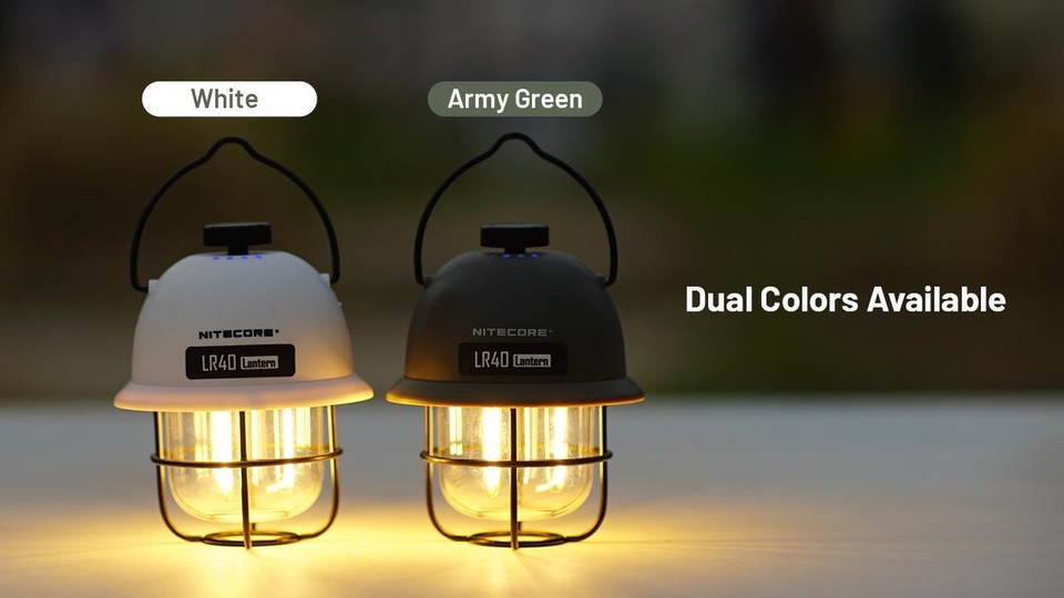 NITECORE LR40 Multifunctional Rechargeable Camping Lantern 100 Lumens w ...