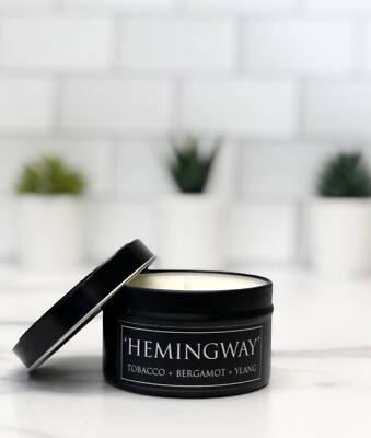 Hemingway Literary Tin Candle (6 oz) | eBay