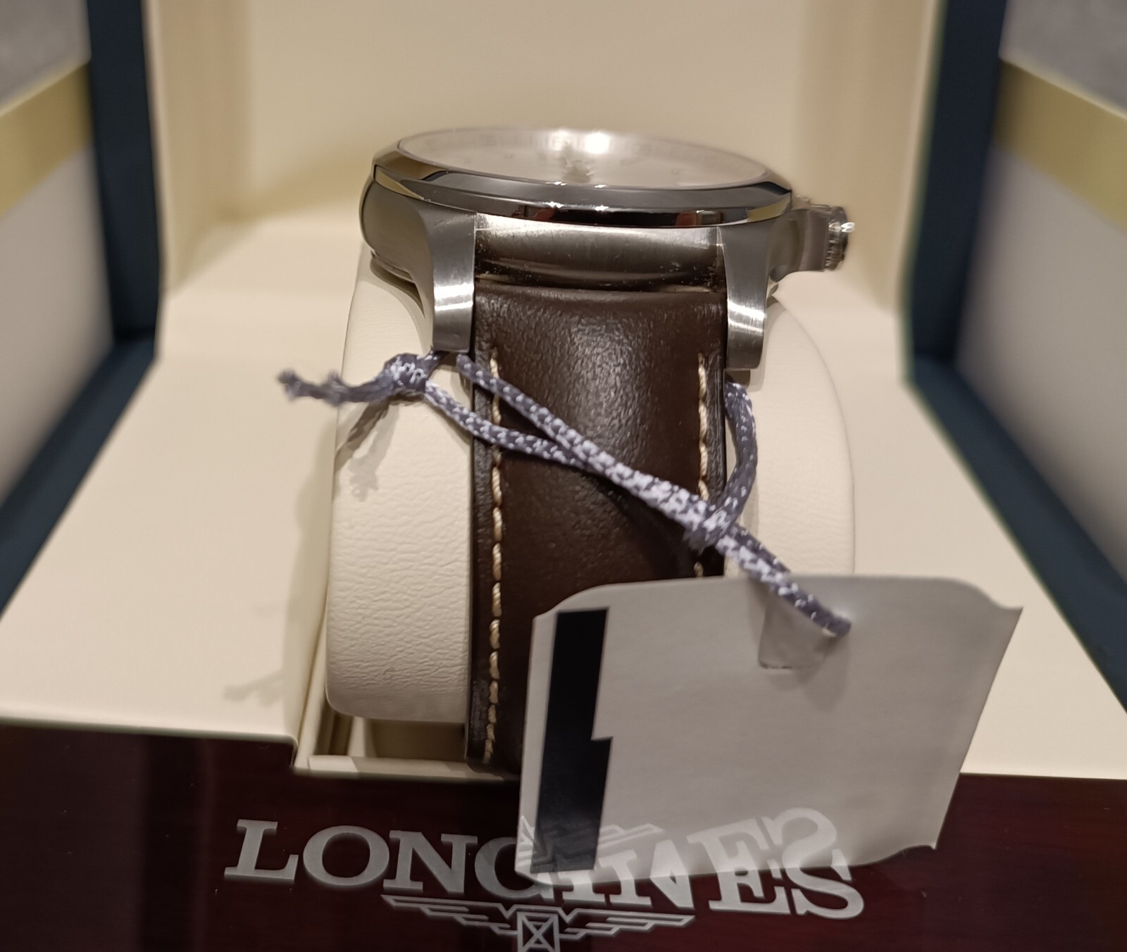 longines conquest vhp 41mm leather deployment strap. | eBay