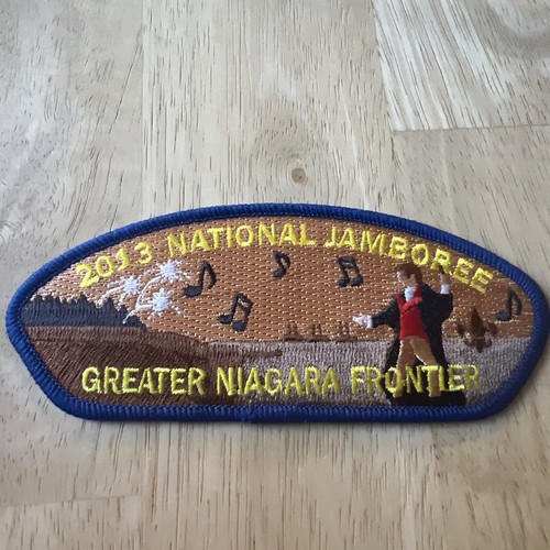 GREATER NIAGARA FRONTIER DARK BLUE BORDER 2013 NATIONAL JAMBOREE PATCH ...