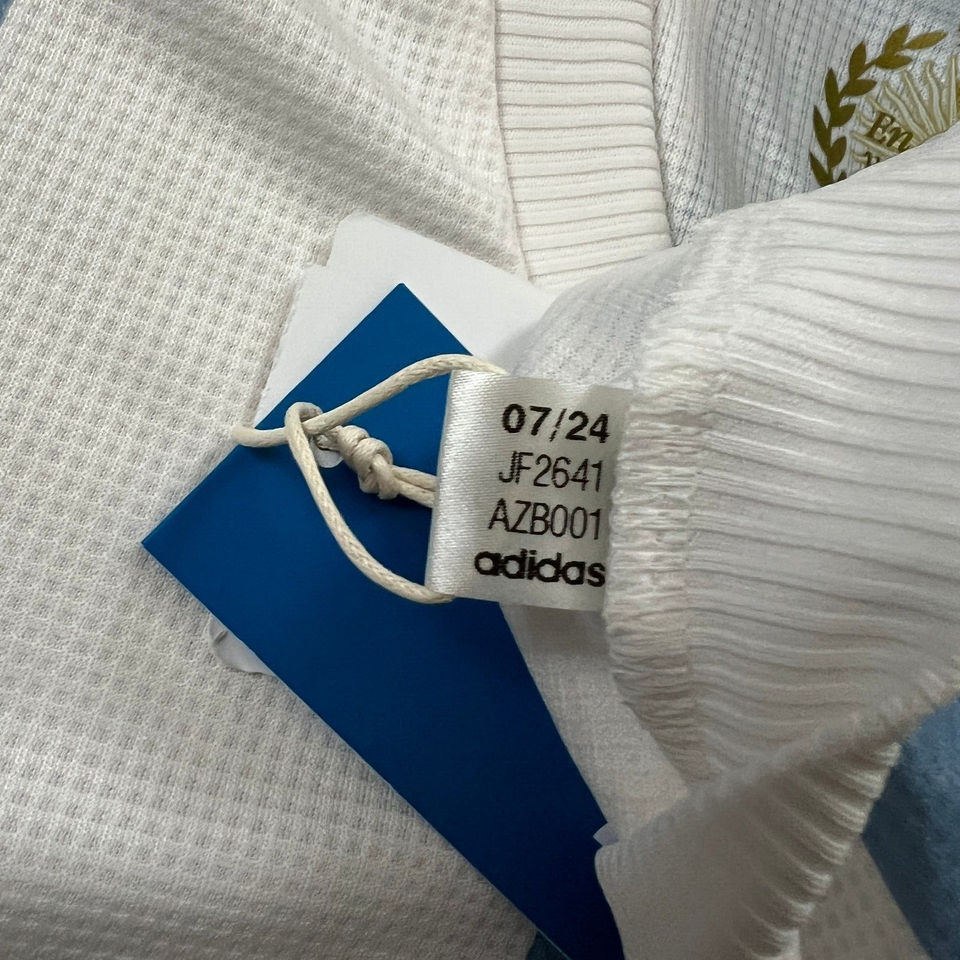 Argentina Jersey Anniversary 2024 Soccer Shirt JF2641 Adidas Mens Size ...