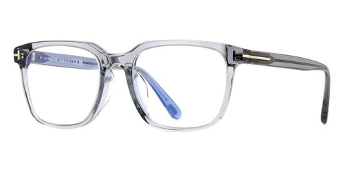 Tom Ford TF5818-F-B 020 Clear Grey Plastic Eyeglasses Frame 53-19-145 ...