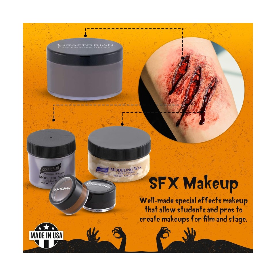 Graftobian Special FX Trauma Pro SFX Makeup Kit - Professional Makeup ...