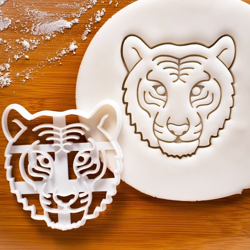 Tiger Face Cookie Cutter - wildlife animal conservation endangered ...