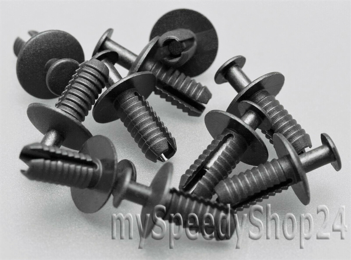 30x 6mm Stoßstangen Spreizniete Befestigung Clips A0009905492 für ...