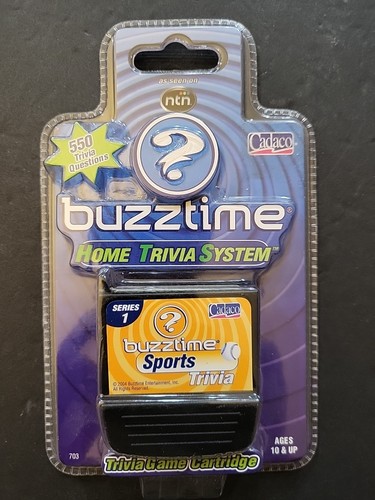 Cadaco Buzztime Home Trivia System Game Cartridge Series 1 Sports ...