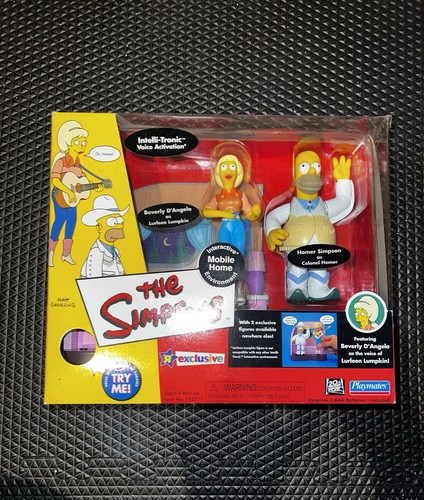 THE SIMPSONS TOYS R US EXCLUSIVE MOBILE HOME SET WITH COL HOMER AND ...