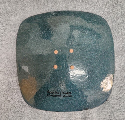 Enamel Over Copper Bowl Hank & Diny Frugte Canada Mid Century Modernist ...