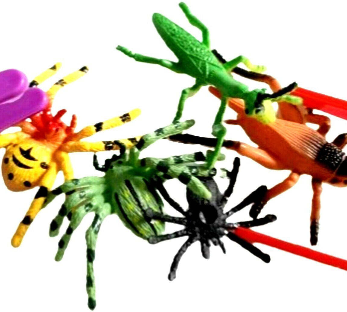 18 x Insects, 8 x Spiders and 2 Tongs Sorting Activity for Kids Science ...