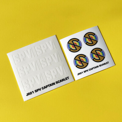 JR21 SPV SPECTRUM PURSUIT VEHICLE spv Metallic sticker decal ...