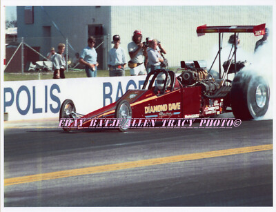 DIAMOND DAVE MILLER TOP FUEL DRAGSTER NHRA DRAG RACING VINTAGE ...