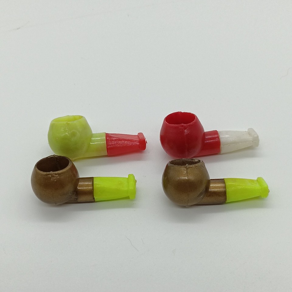 Smoking Pipe Mini Toy Lot Charm Cracker Jack Gumball Machine Prize Vtg ...