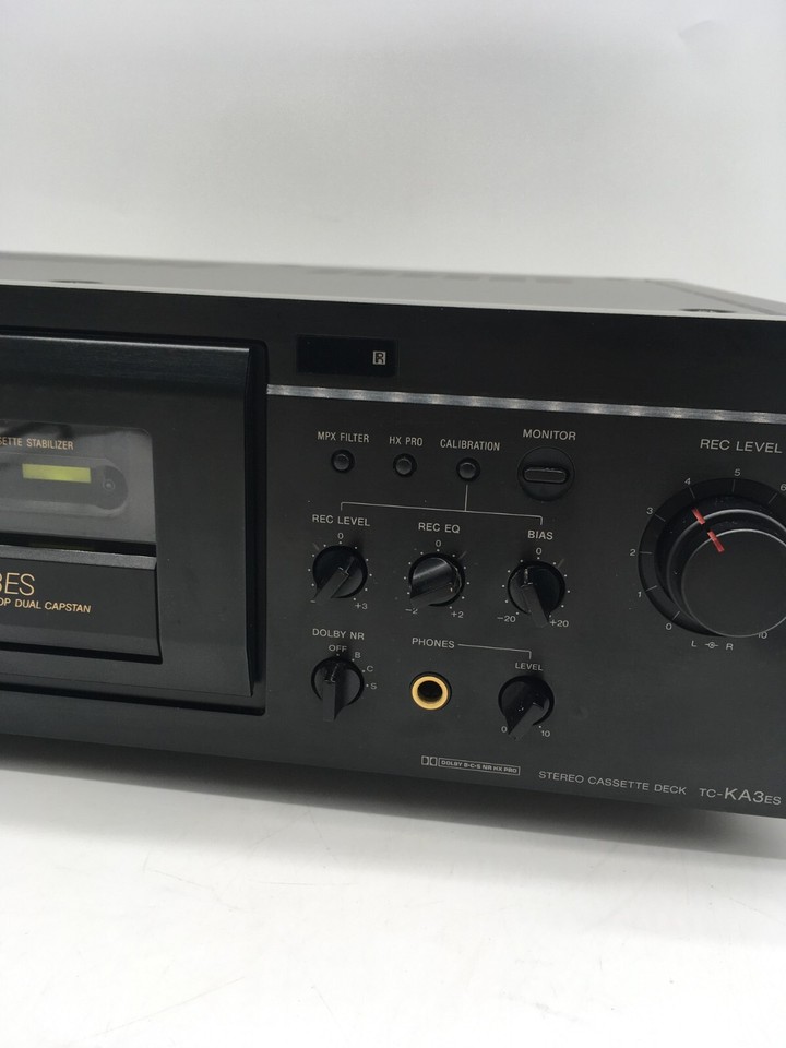 Sony TC-KA3ES 3-Head Stereo Cassette Deck w/ Manual Tested Playback ...